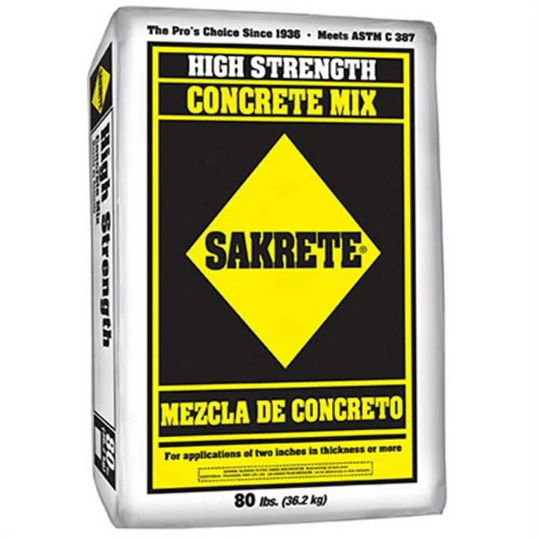 Quickcrete Sakcrete Concrete mix 80 lb – Franklin County Xchange