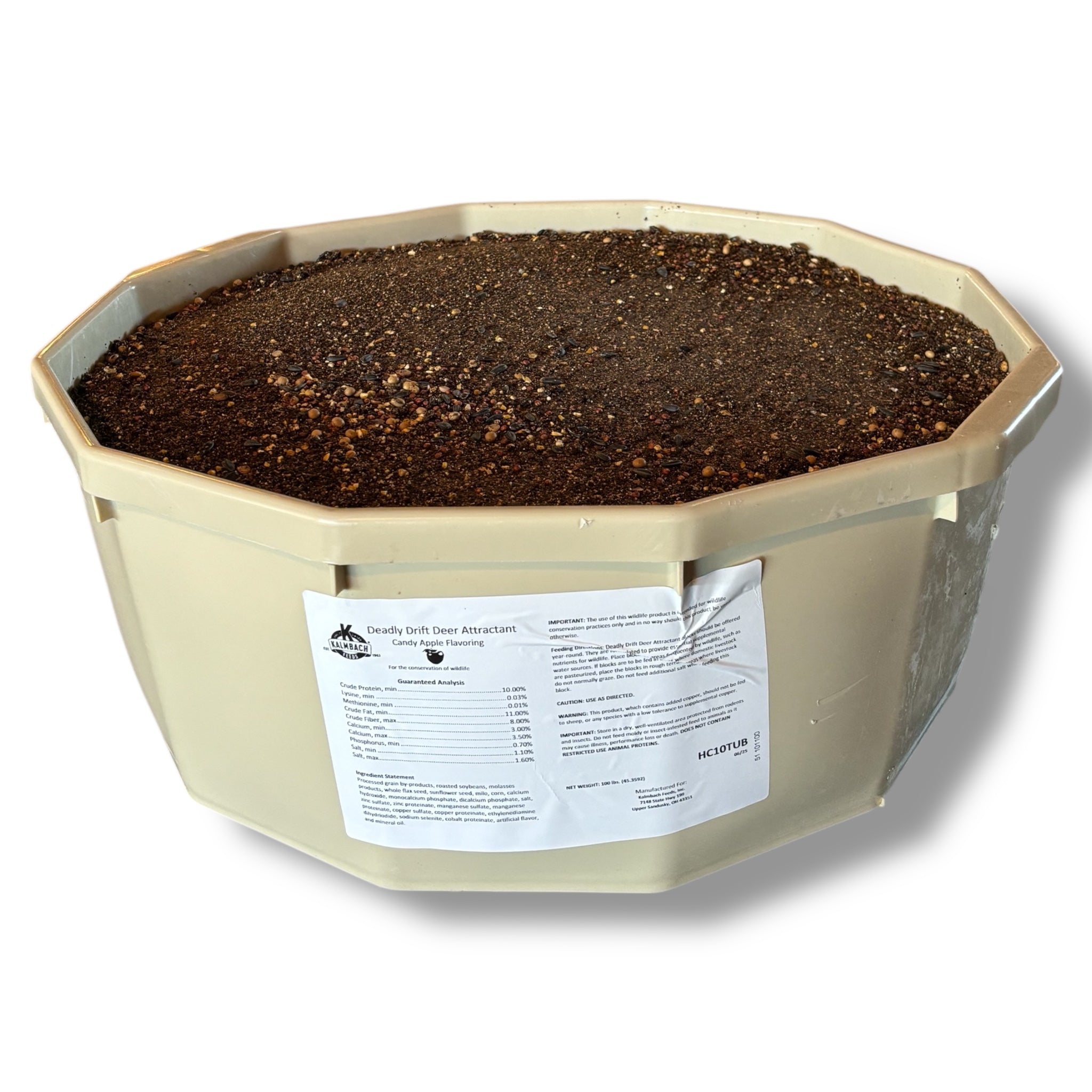 Deadly Drift Supplement Deer Attractant Tub 100-lbs – Franklin County ...