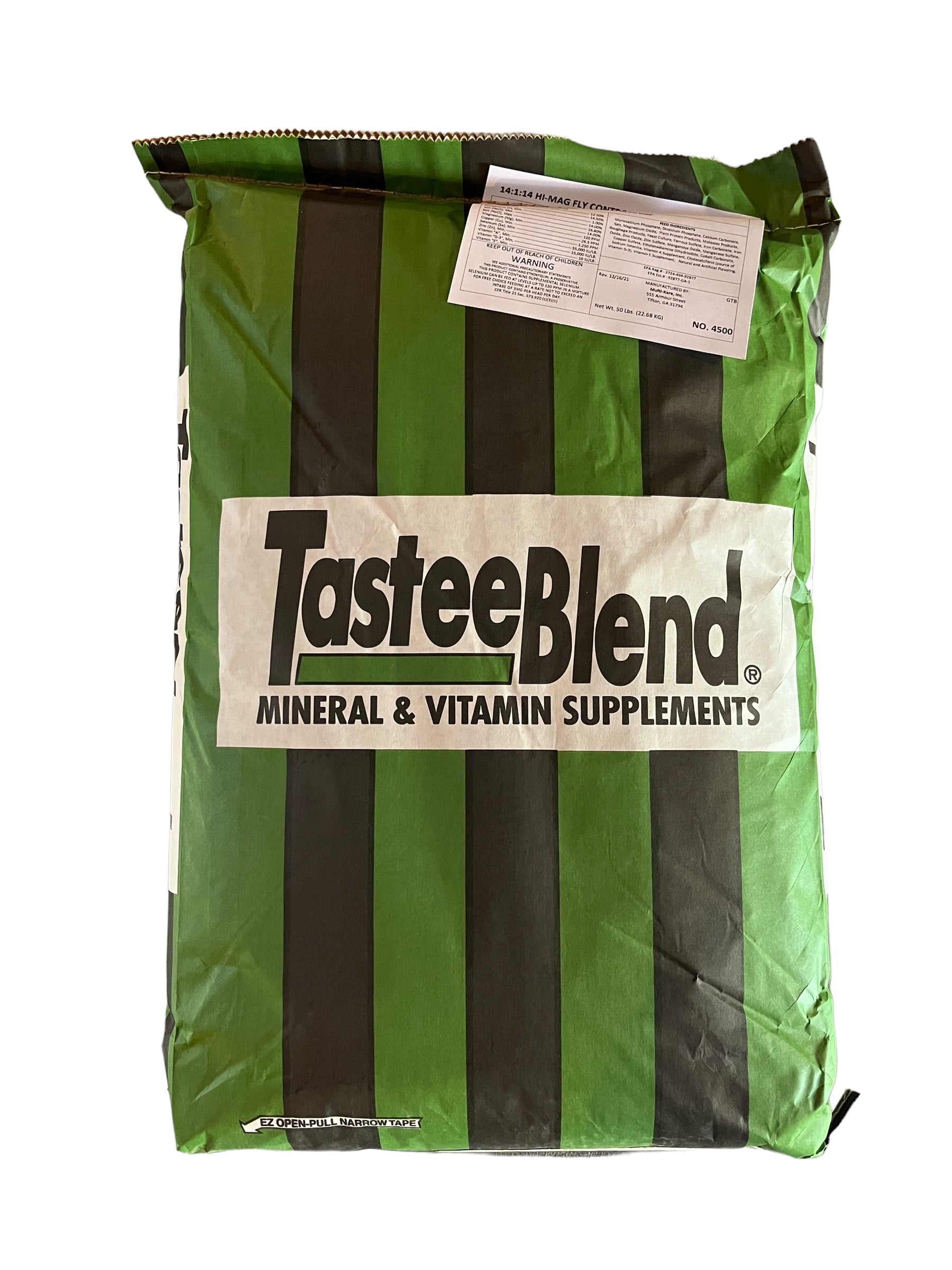 Tastee Blend Hi Mag Fly Control Livestock Mineral 50 lbs – Franklin ...