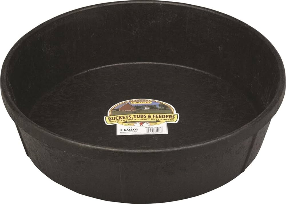 Rubber Feed Pan 3 Gal – Franklin County Xchange