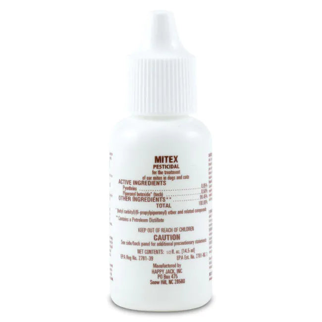 Mitex Ear Mite Control 1/2 oz – Franklin County Xchange