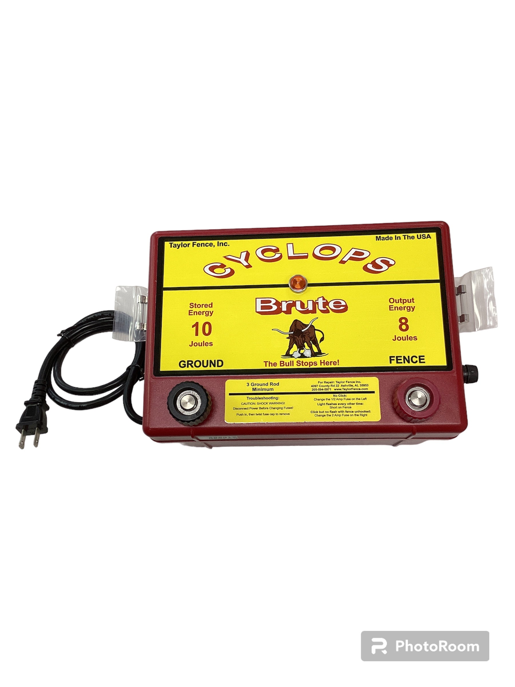 Cyclops Brute 8 Joule Electric Fence Charger – Franklin County Xchange