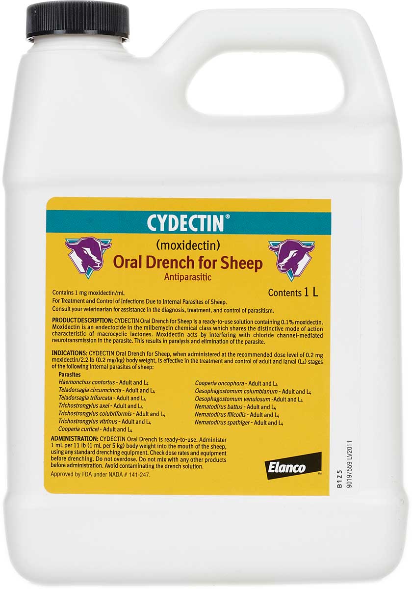 Cydectin Oral Drench For Sheep 1 Liter – Franklin County Xchange